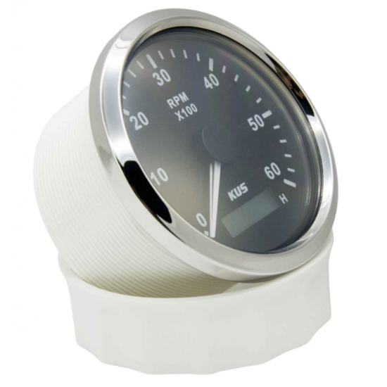 ΣΤΡΟΦΟΜΕΤΡΟ 6000RPM ΨΗΦΙΑΚΟ ΩΡΟΜΕΤΡΟ KUS 85mm